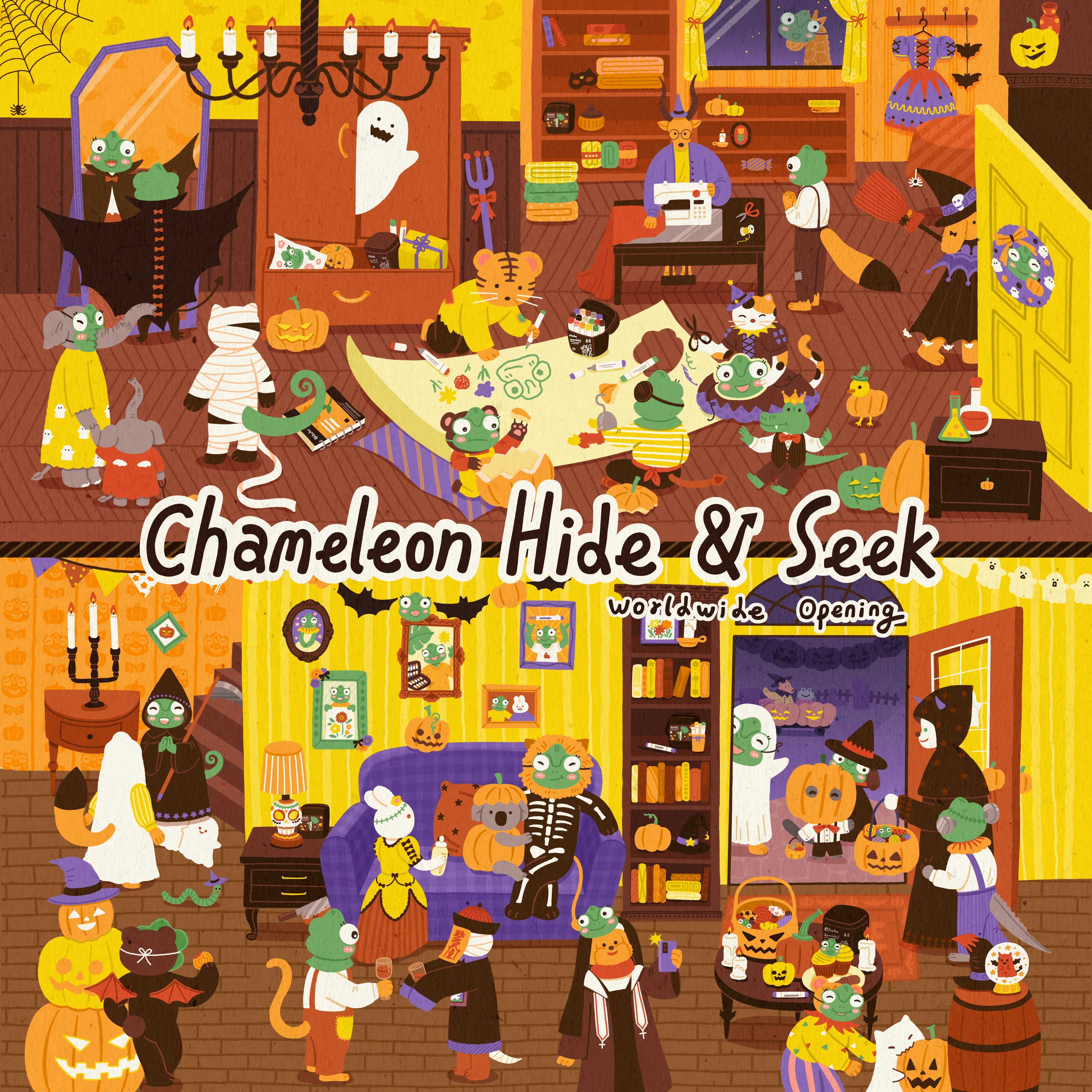 Ohuhu Halloween 2025: Chameleon Hide & Seek Challenge